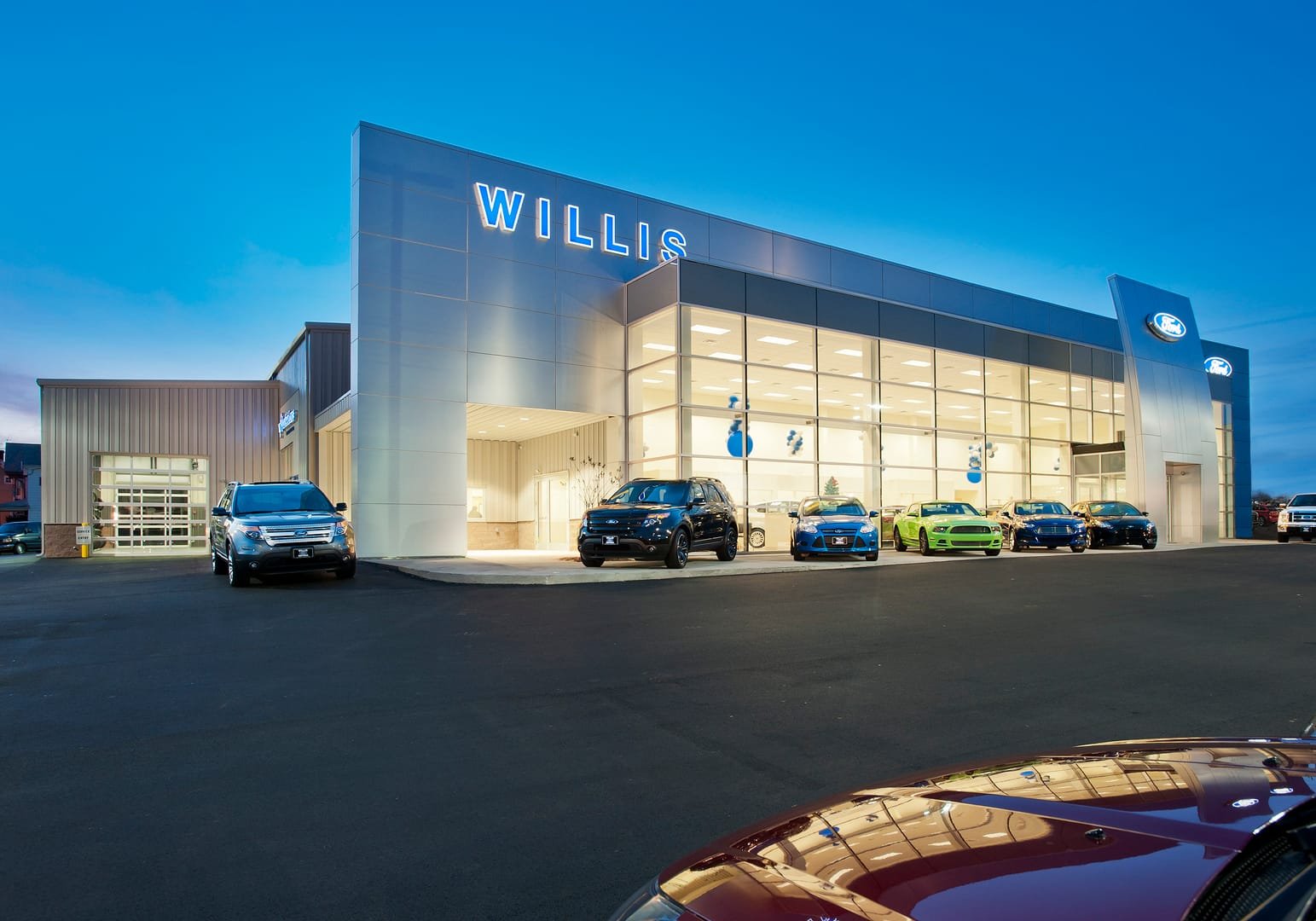 Willis Ford Dealership - PHB, Inc General Contractors